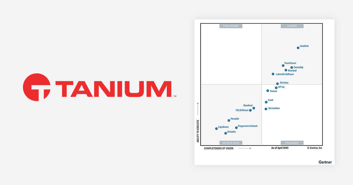 Gartner® Magic Quadrant™ Digital Employee Experience Management Tools | Tanium
