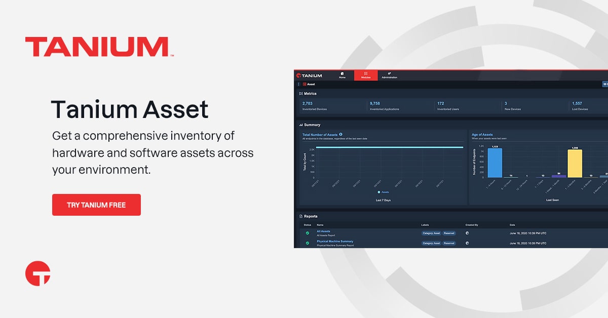 Tanium Asset | Tanium